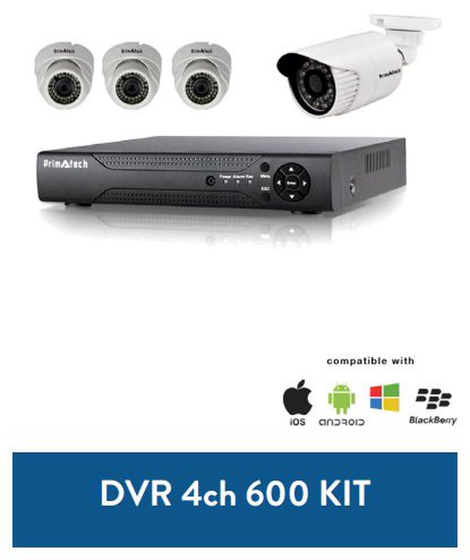 Primatech Paket CCTV DVR 4ch 600 KIT