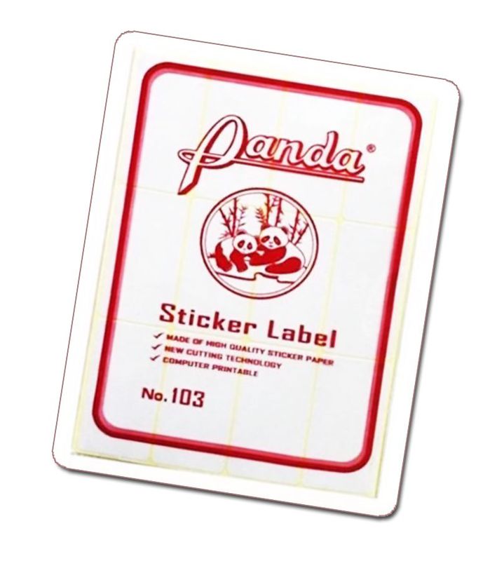 LABEL KERTAS " PANDA