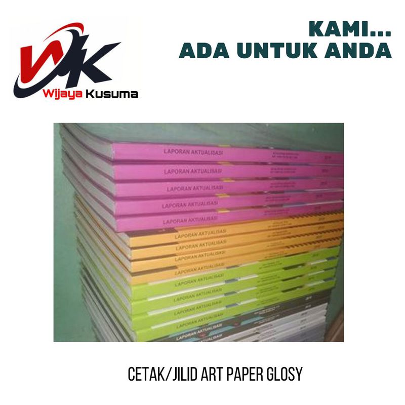 Cetak/Jilid Art Paper Glosy