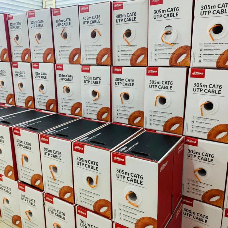CABLE UTP LAN CAT6 DAHUA 300M ORANGE MURAH
