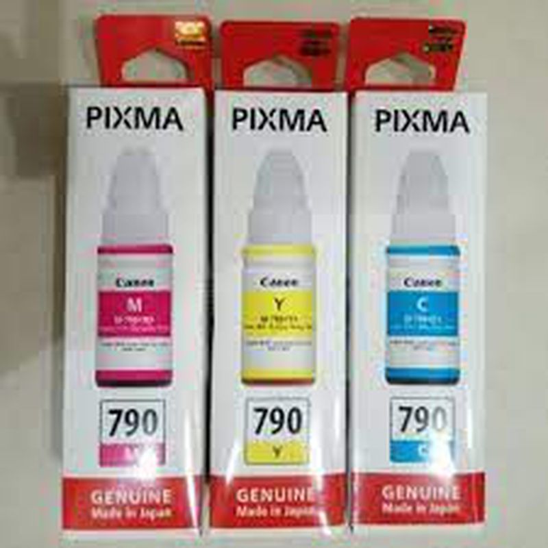 Tinta Canon Ori 790 Warna - Biru