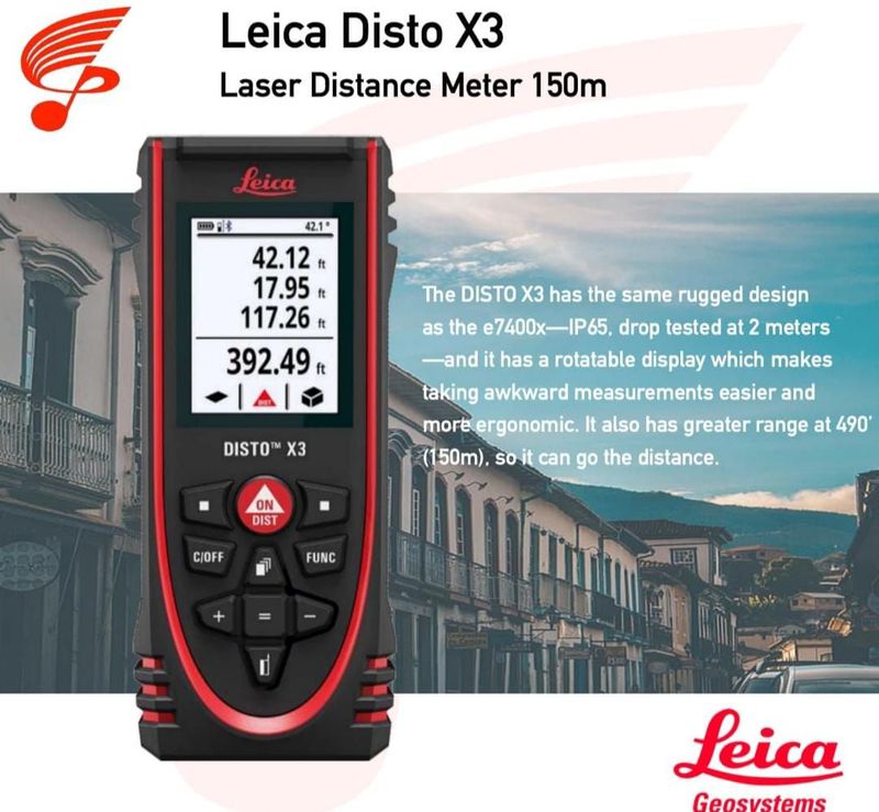 Digital Meteran (150meter) Merk Leica