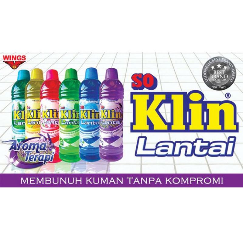 So Klin Lantai Botol 900Ml