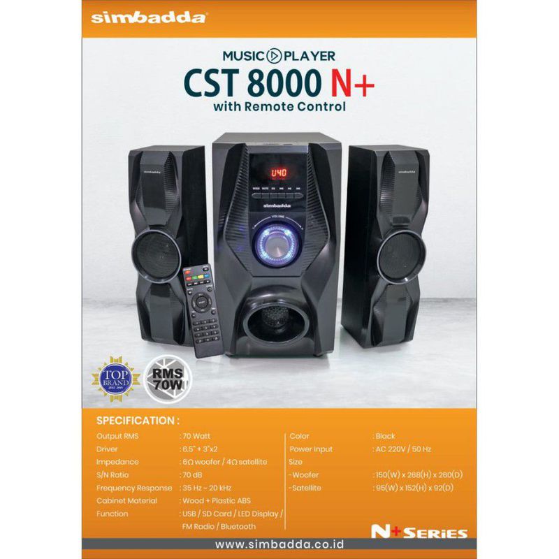Speaker SIMBADDA CST 8000N+