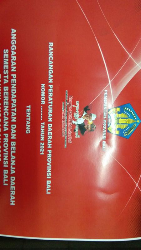 Buku Rancangan PERDA APBD 2022