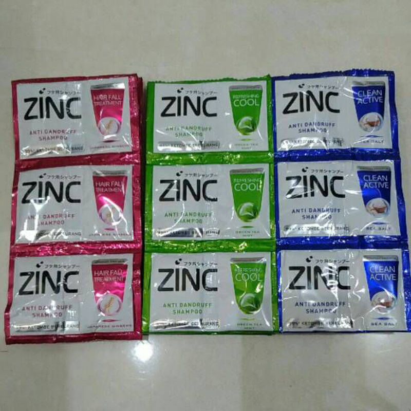 Shampo zinc sachet