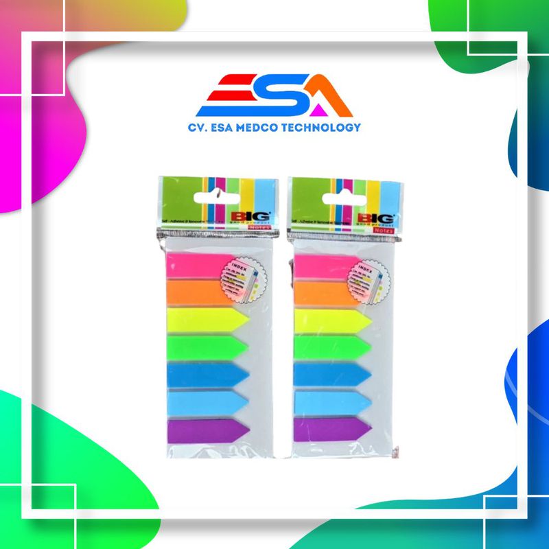 Sticky Notes/Post It BIG Index (7 Warna Panah)