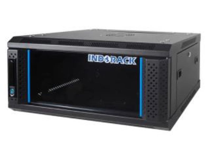 Rack Server/PABX/Wallmount Rack 4U Depth 450mm Single Door INDORACK