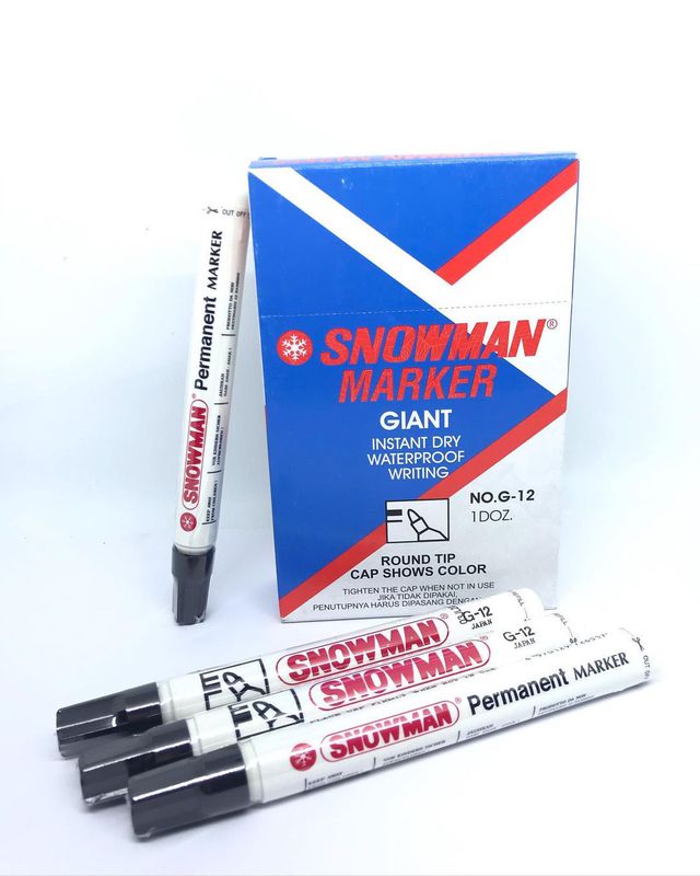 SNOWMAN PERMANENT MARKER