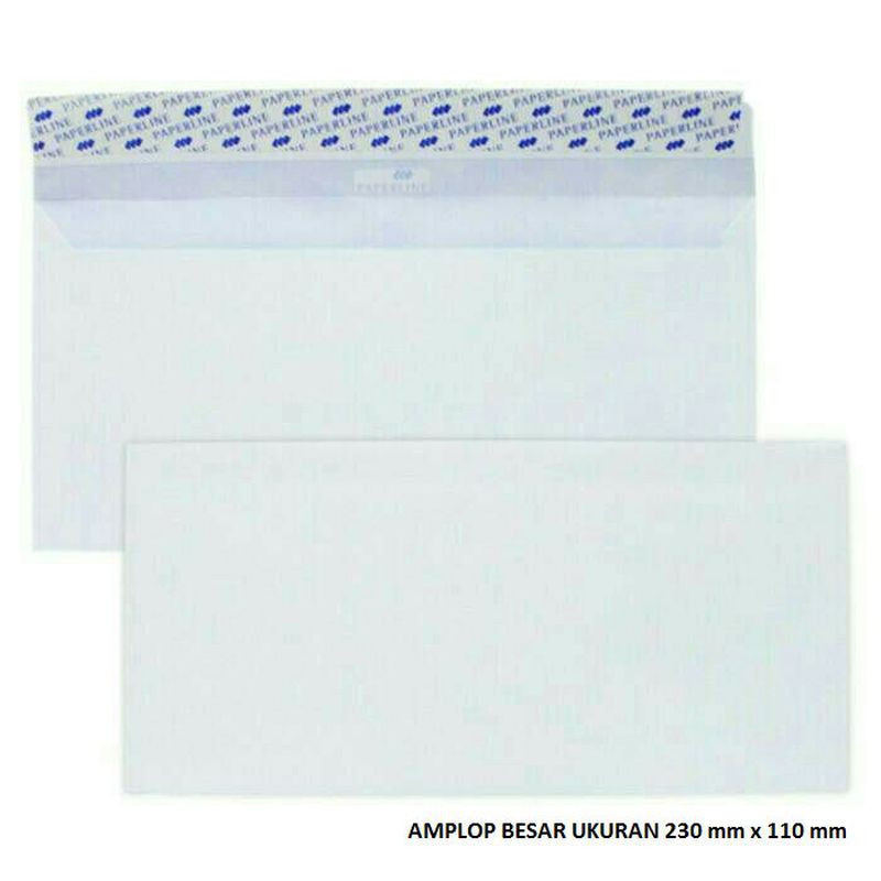 AMPLOP BESAR POLOS PUTIH PAPERLINE 90'