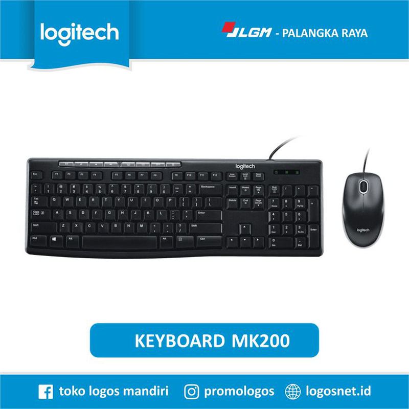 Logitech Keyboard+Mouse MK200