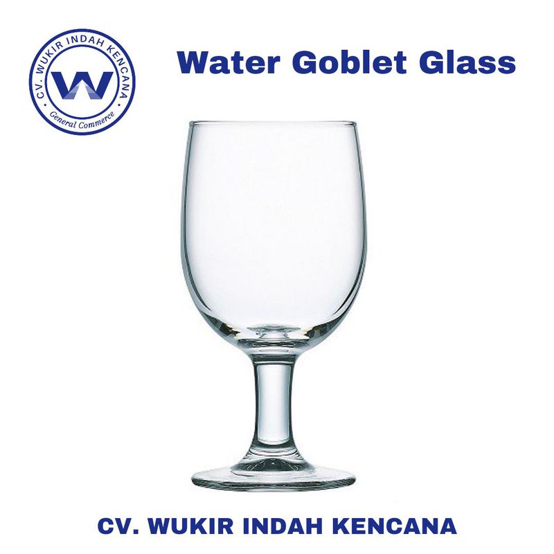 Water Goblet Glass Bahan Kaca