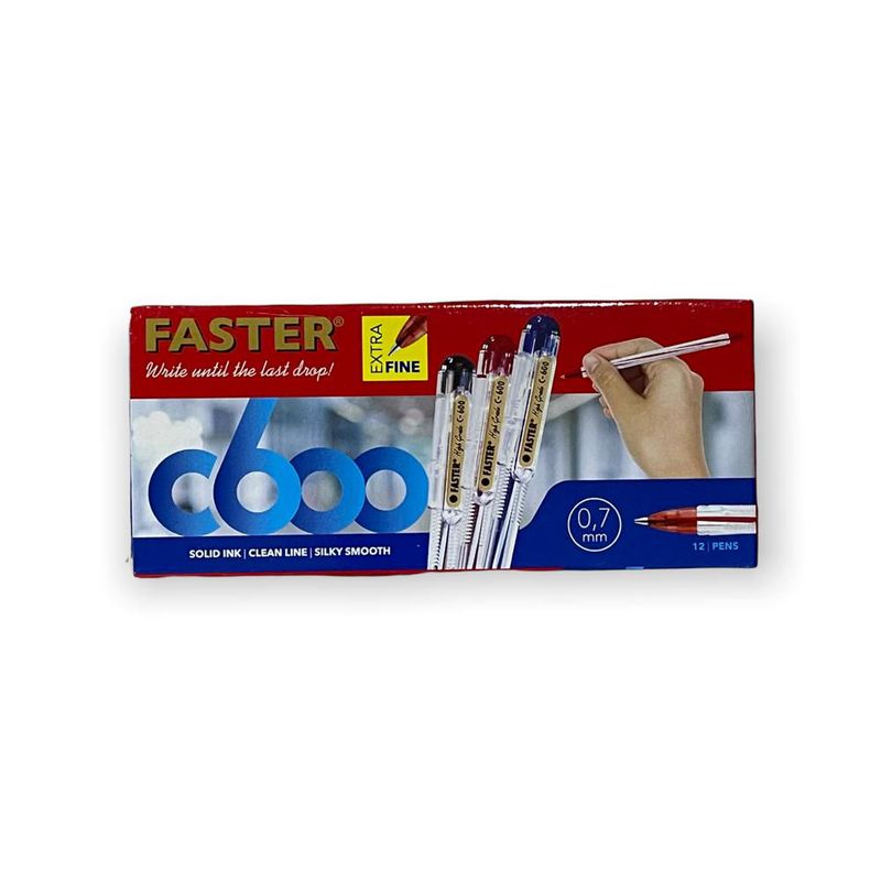 Ballpoint Faster C600 - Biru