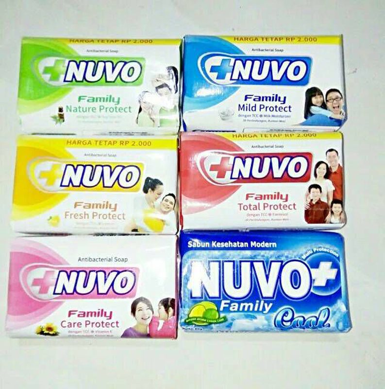 Sabun Mandi Batang Nuvo 76 Gr - Total Protect