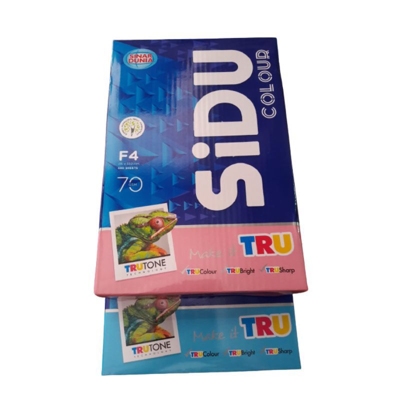 Kertas HVS F4 Folio 70gr Warna - Pink