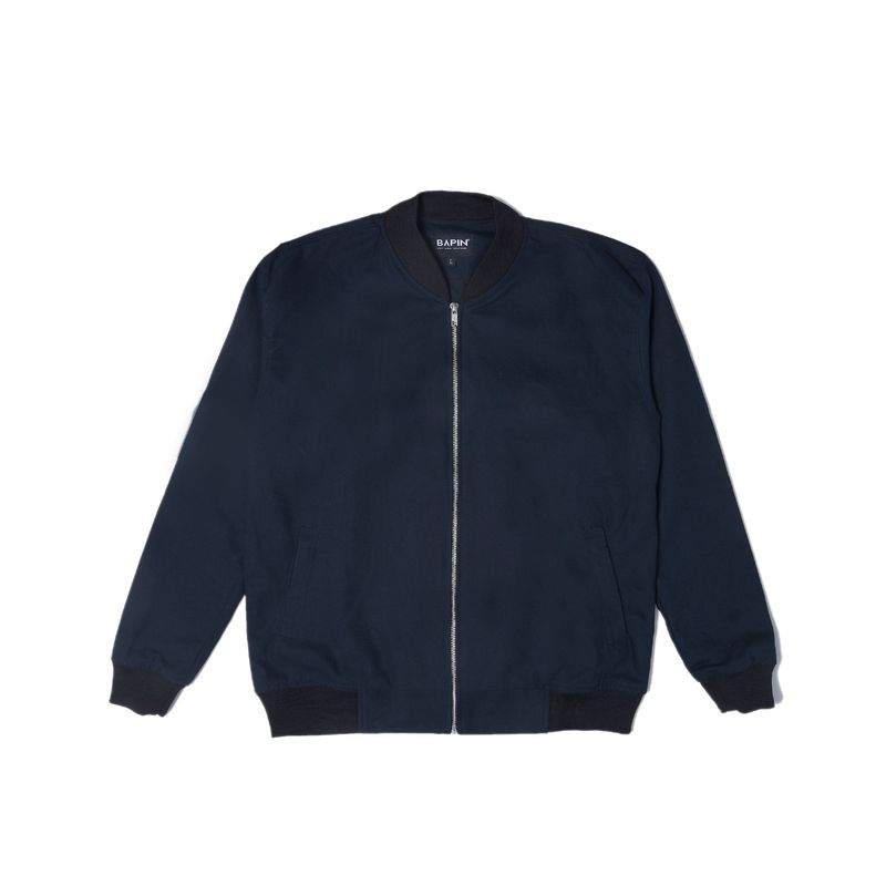 Jaket Bomber warna Navy