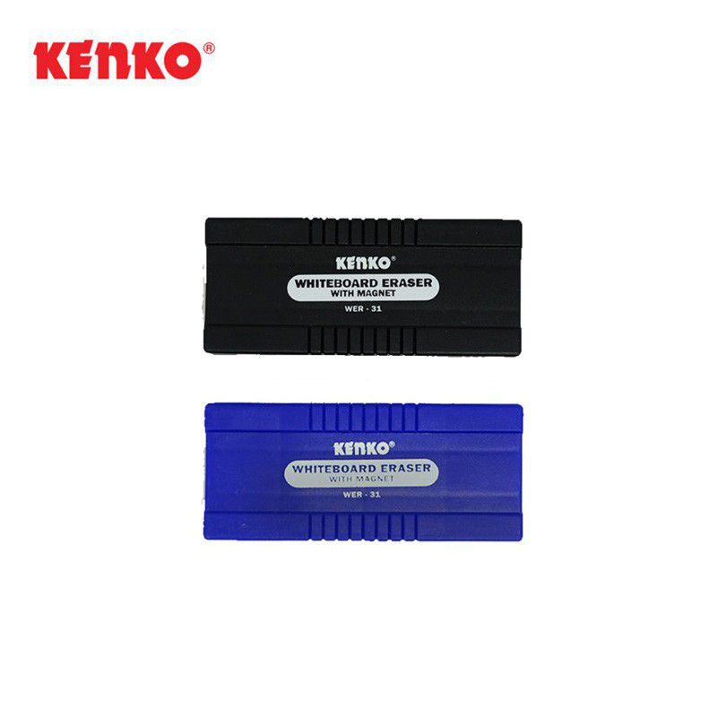 PENGHAPUS PAPAN TULIS MAGNETIC KENKO WER-31 - Hitam