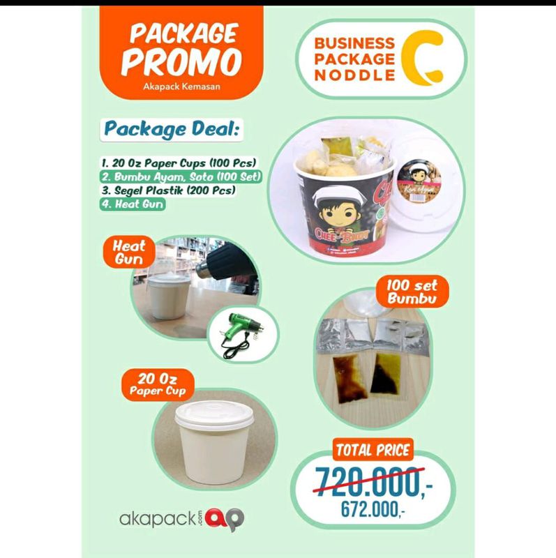 Paket Kemasan Makanan Instant / Bussiness Package Instant Food
