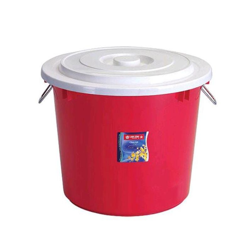 ember besar bertutup 60 liter [LIONSTAR] - Biru Tua