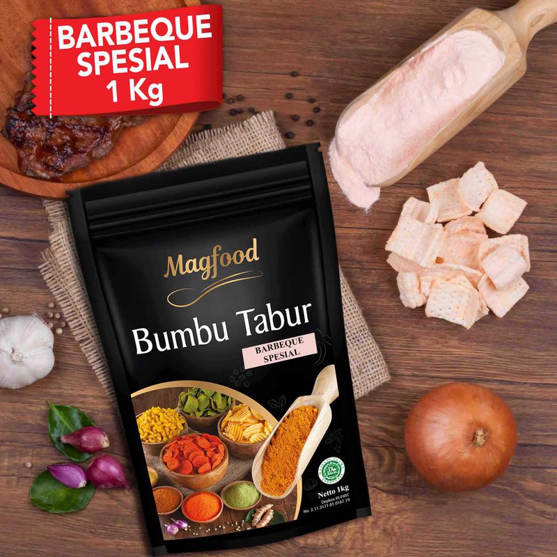 Magfood Bumbu Tabur Barbeque Spesial 1 Kg