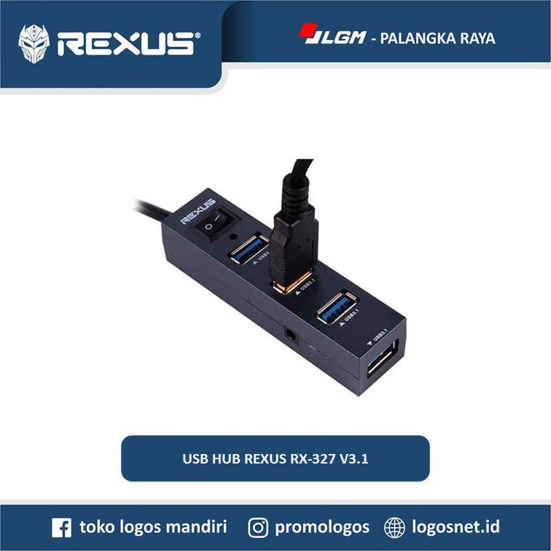 Rexus USB HUB RXH-327 - 4 Port
