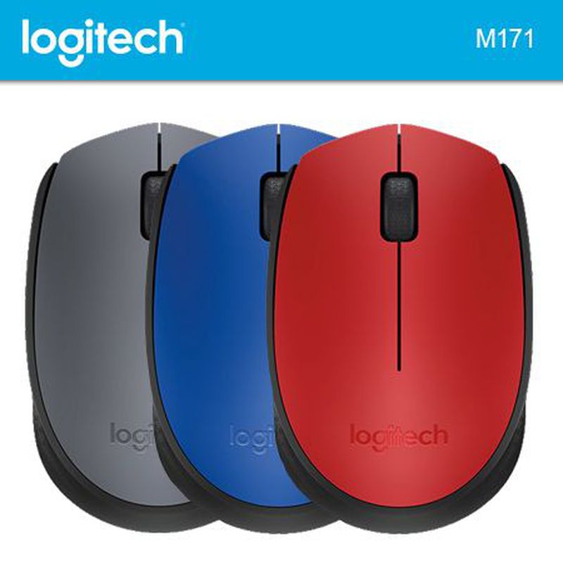 MOUSE LOGITECH WIRELESS M171 - Biru