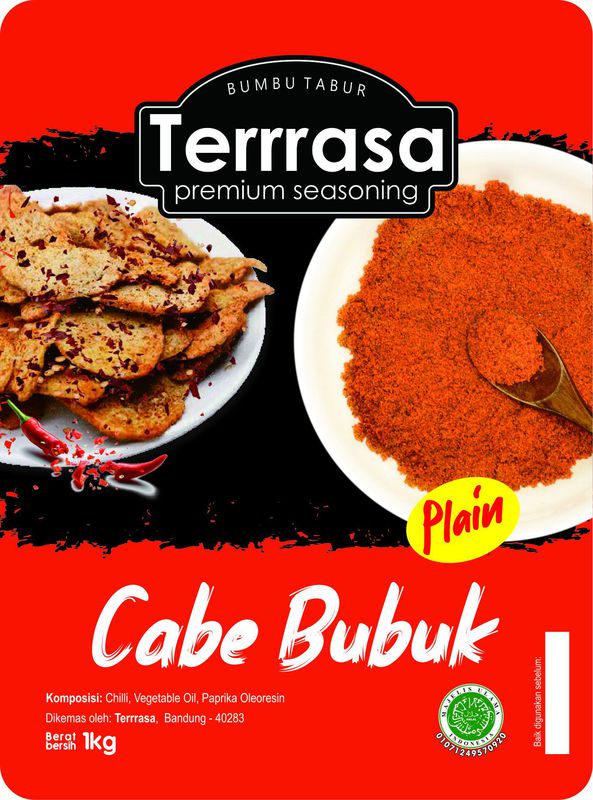 Bumbu Tabur Cabe Bubuk Premium Plan 1 kg