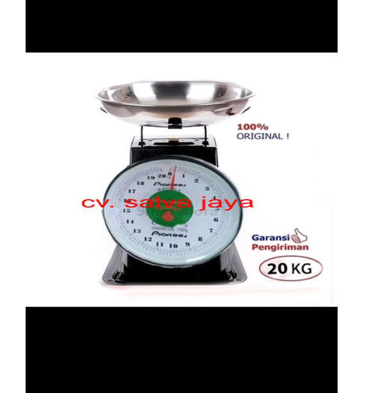 TIMBANGAN DUDUK Jarum 20 kg - Stainless - Barang Kokoh