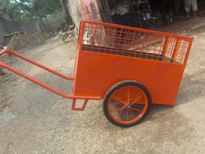 Gerobak sampah besi 120 x 100 x 80