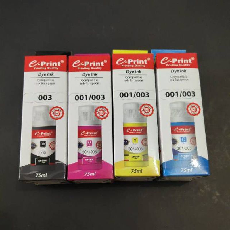 Tinta Printer Epson merk E-print 003 - Hitam
