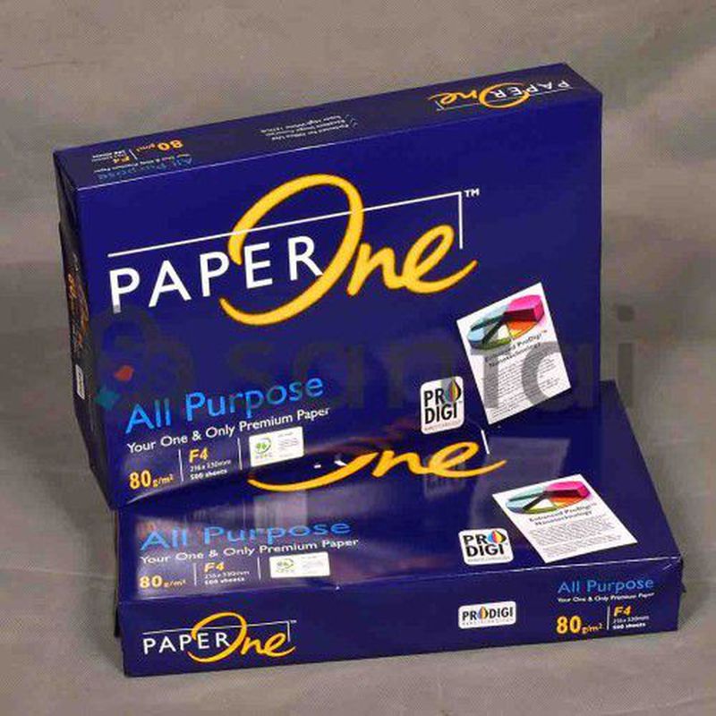Kertas HVS Folio F4 80 gram / Kertas HVS F4 (Folio) 80 gr Paperone by yoma