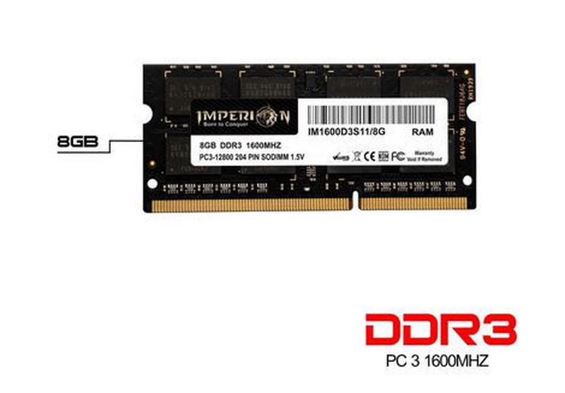 Ram Laptop Imperion Ddr3 8gb 1600mhz Pc12800 Hz6