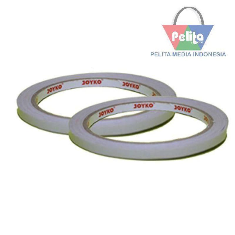 Isolasi Double Tape Kecil 0.5 inch x 15 Yard