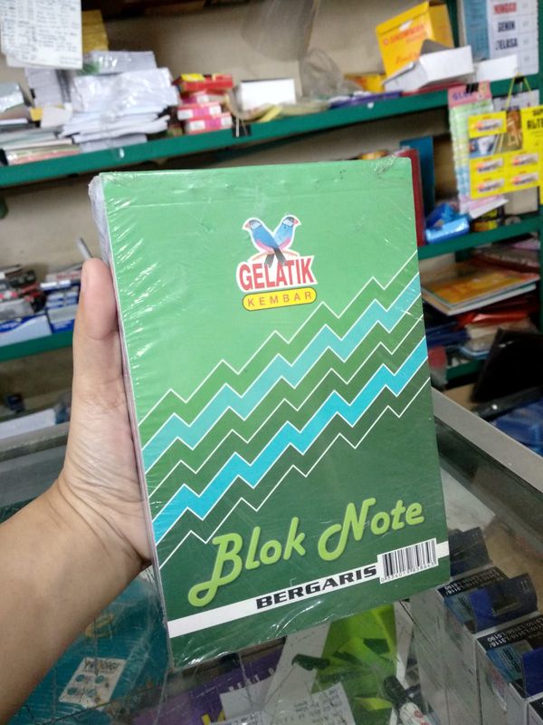 Blocknote Garis Gelatik Kembar