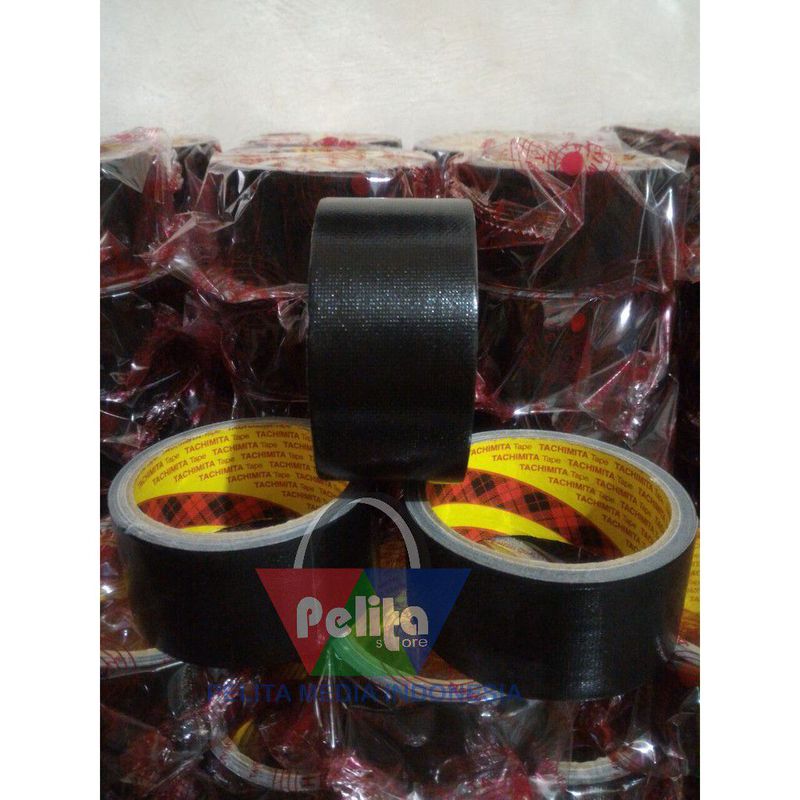 Isolasi Lakban Hitam Biasa Besar