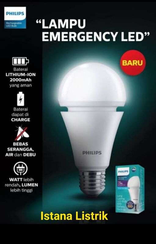Lampu emergency Philips 7,5w