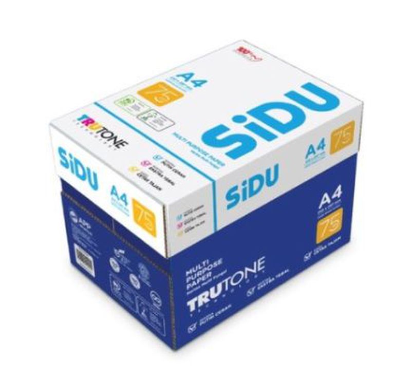 KERTAS HVS SIDU A4 - 75 Gram (BOX)
