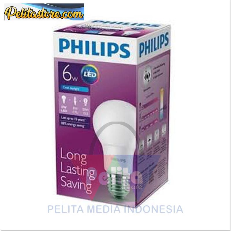 Lampu LED Philips 6 Watt