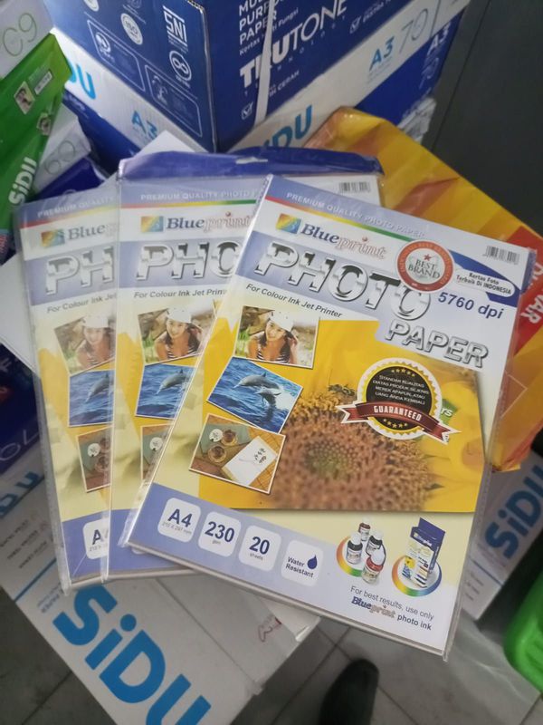 KERTAS FOTO BLUEPRINT A4 230 Gsm