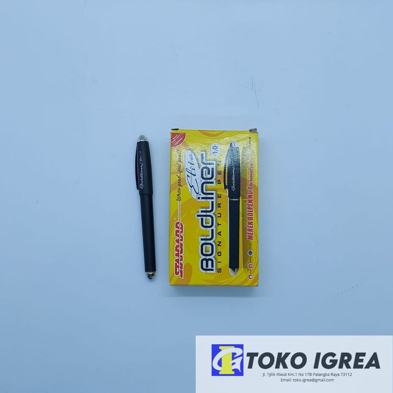 Pulpen Elite Boldliner Signature Pen Standard