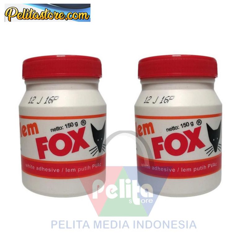 Lem Fox PVAc Botol 150 gram