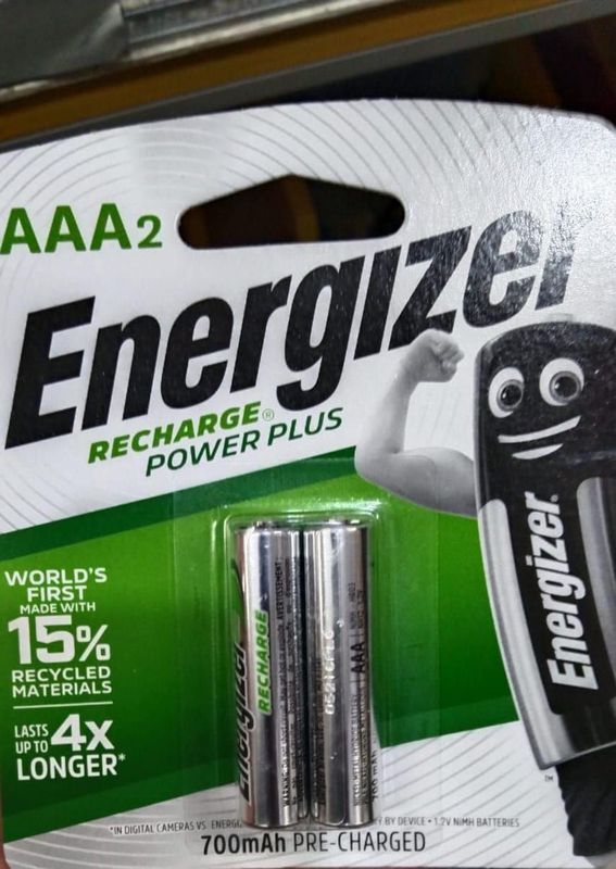 BATERAI AAA2 ENERGIZER RECHARGE
