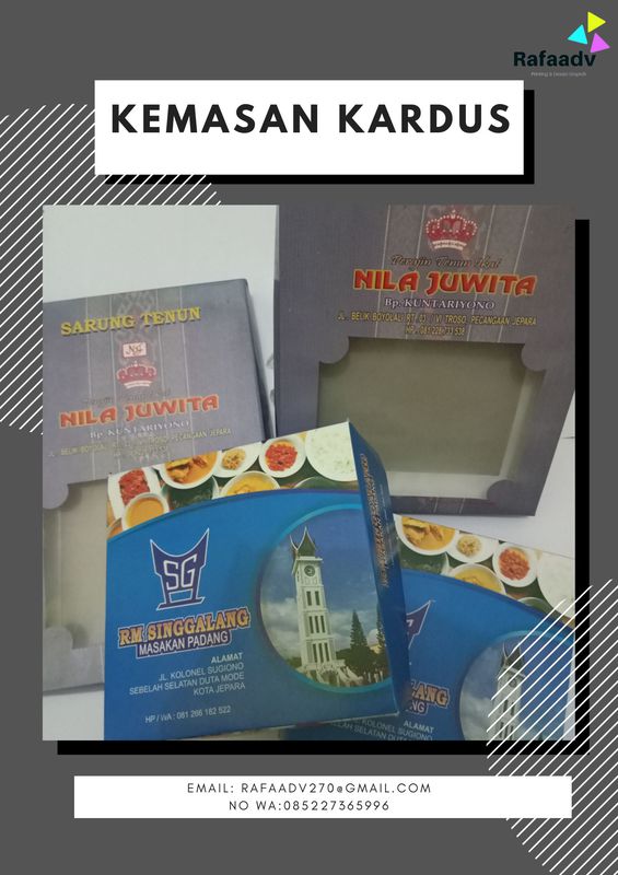 Cetak Kardus Kemasan - Multicolor