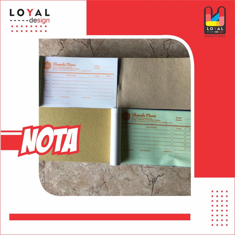 cetak nota