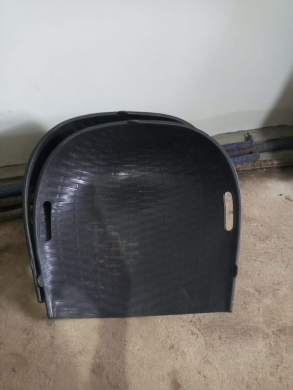 Ekrak plastik, pengki plastik hitam,orange