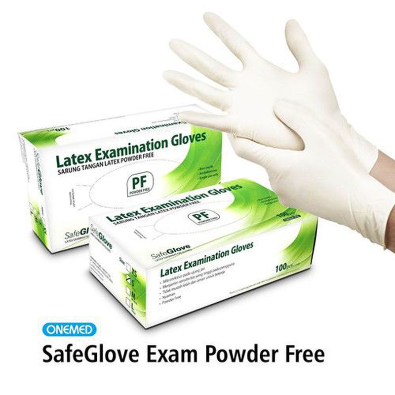 Handscoon Latex SafeGlove - M