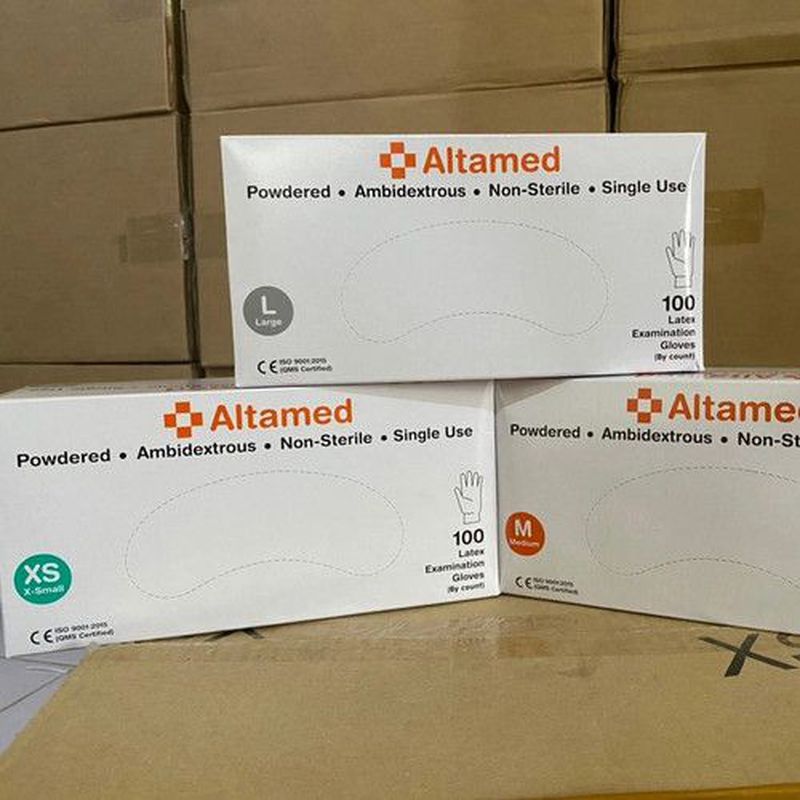 Handscoon Latex Altamed - XS