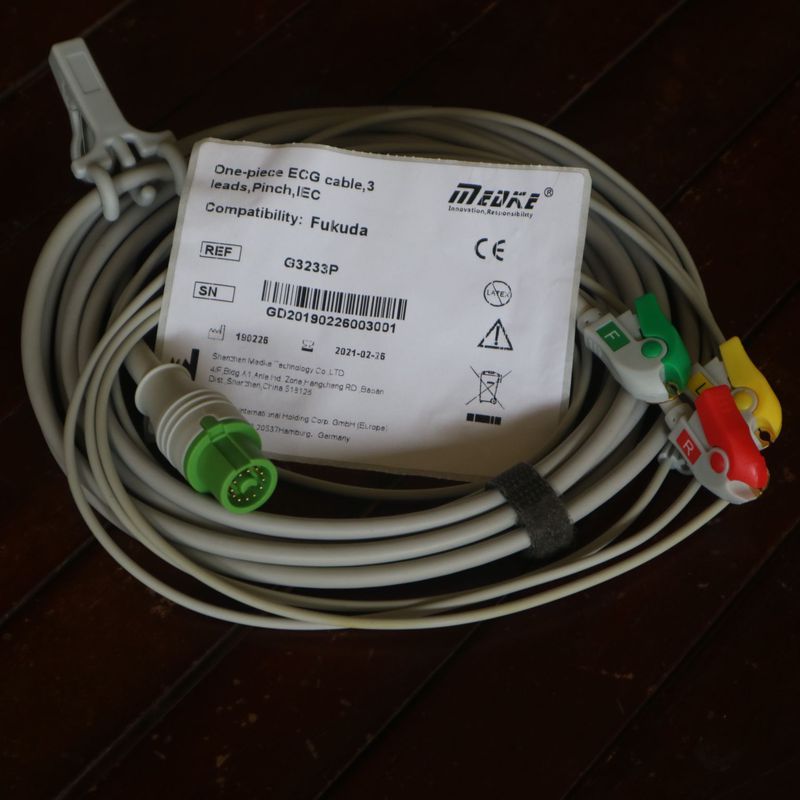 Kabel EKG 3 leads fukuda