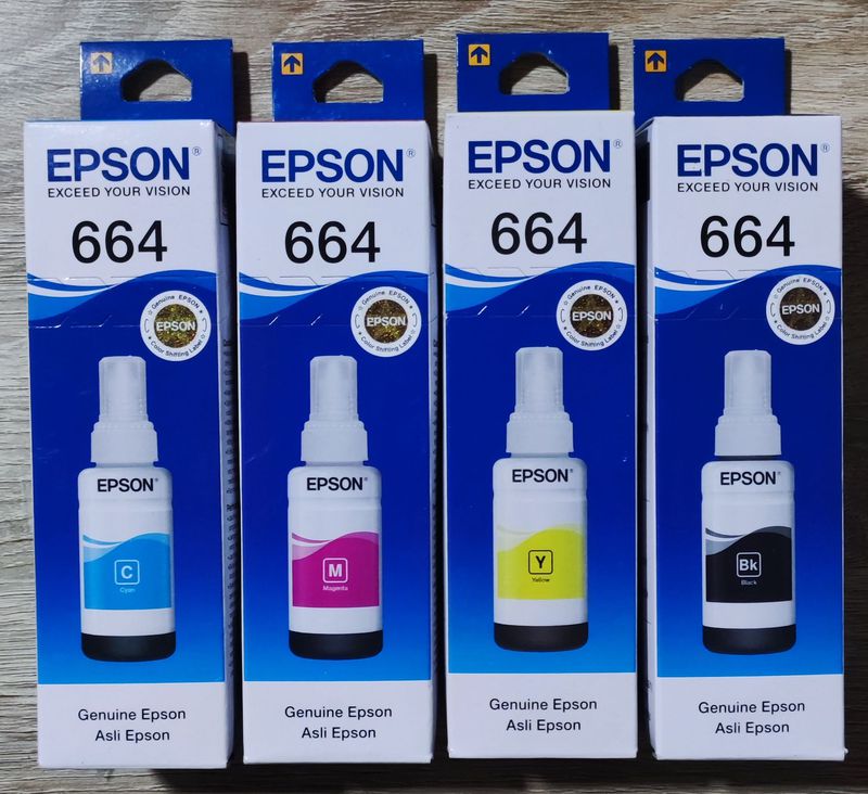 Tinta Epson 664 Original - Hitam