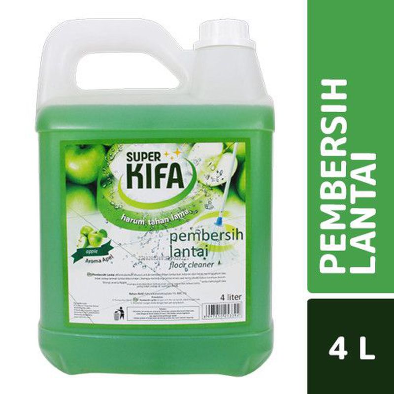 Superkifa Foor Cleaner / Pembersih Lantai Apple 4 Liter